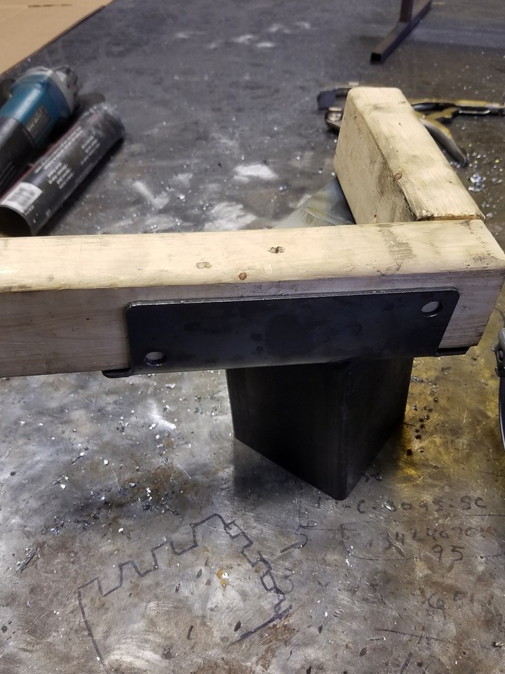 COMPOUND ANGLE 4pc extra heavy duty welded deer elevator brackets tree ...