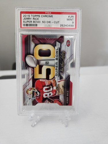 Lot of (8) 2015 Topps Chrome Super Bowl 50 Die Cuts #SBDCJRI Jerry Rice ...