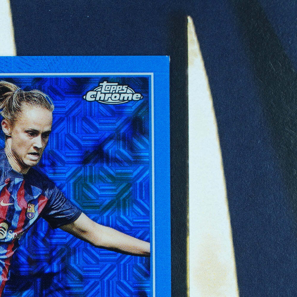 Caroline Graham Hansen 2022-23 Topps Chrome Womens Blue Mojo /250 ...