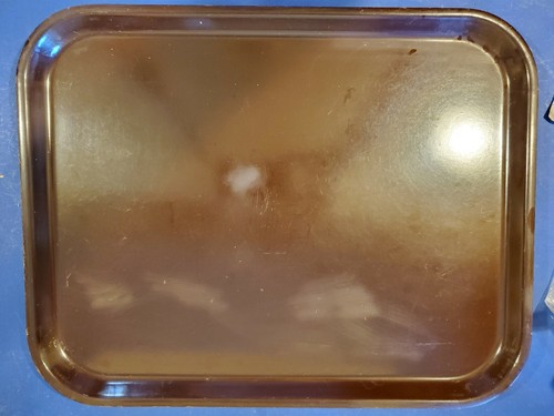 Vtg Boltabilt Lunch Serving Tray 277 18”x14" Brown School Prison Camp ...