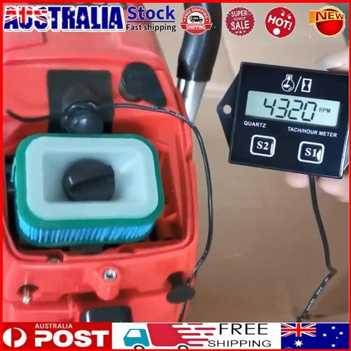 Digital Engine RPM Gauge Splashproof Tachometer RPM Counter for Car ...