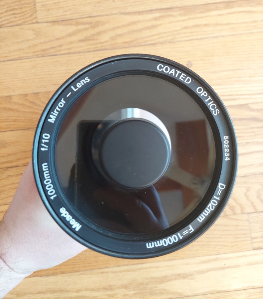 Meade 102mm F/10 1000mm Focal Length Mirror Lens Telescope - With Hard ...
