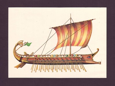 Greek Trireme Diagram