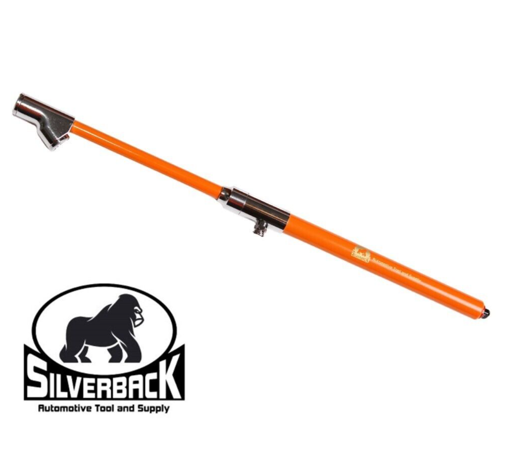 Silverback Commercial Truck Tire Pressure Gauge, Auto-Retract Bar ...