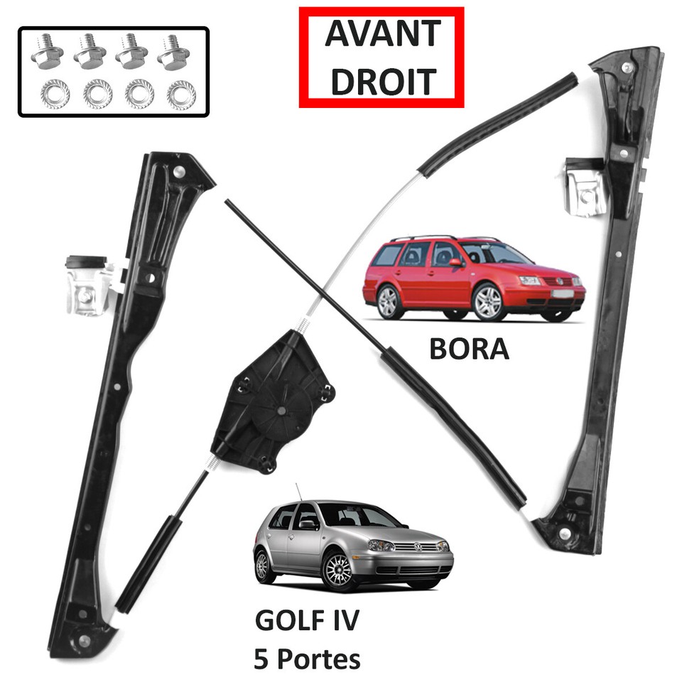 Power Window Mechanism Front Right Passenger LHD for Golf IV 5 Doors ...
