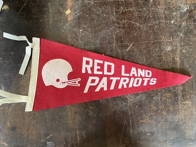 Red Land Patriots Vintage Felt Pennant | eBay