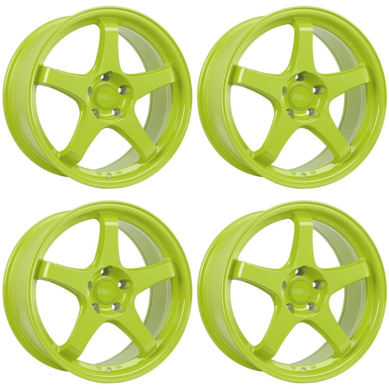 Set of 4 18in Green Alloy Wheel Rims for INFINITI M37 M56, FM0J5Z7 ...