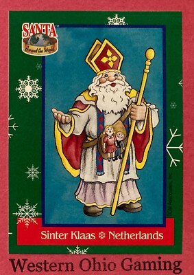 1995 Santa Around The World Sinter Klaas Netherlands #44 Trading Card ...