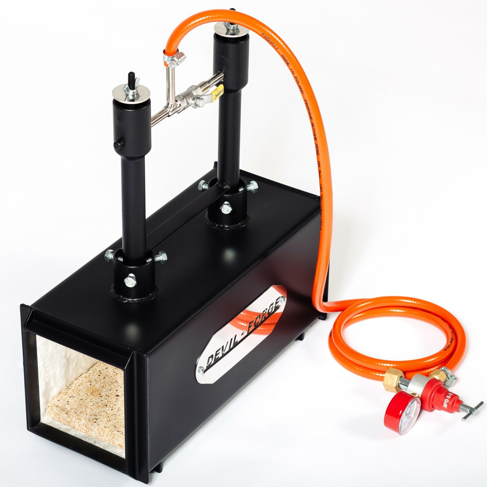 DFPROF2 GAS PROPANE FORGE Furnace Burner Knife Making Blacksmith USA | eBay