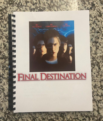 Final Destination Horror Movie Script Reprint Full Screenplay Script | eBay