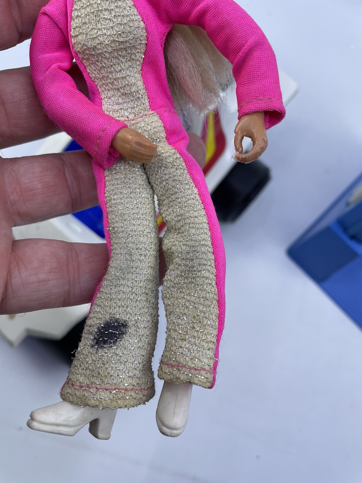 Vtg 1975 Ideal Toy-Derry Daring Dune Buggy-Evel Knievel race car Gyro ...