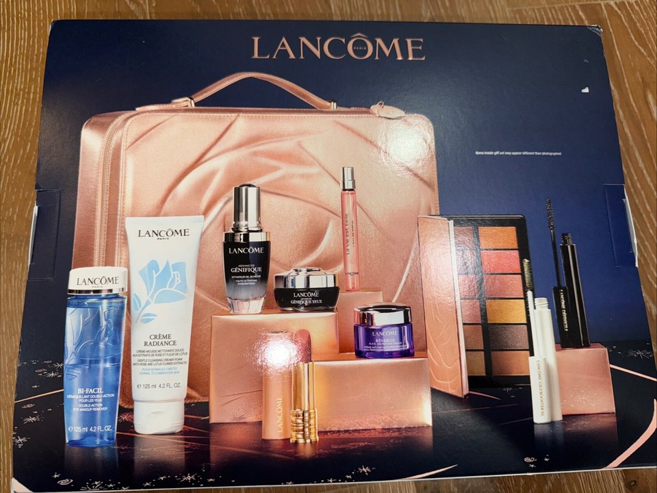 NIB LANCOME Holiday Beauty Box Collection Complete Set Blockbuster NEW ...