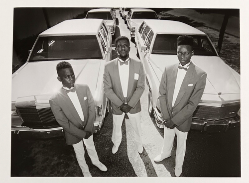 1990 African American Male Limo Drivers Limousine Cars Vintage Press ...