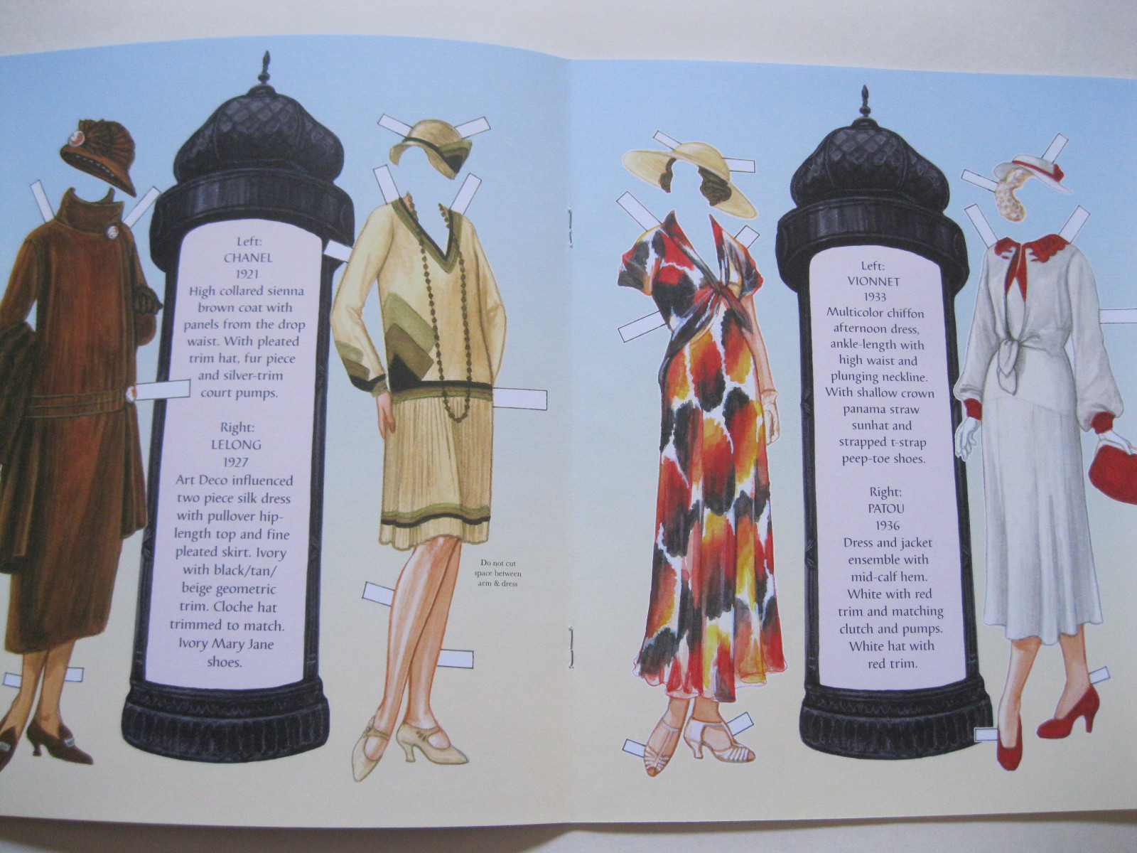 PARIS FASHION Paper Doll Book with French Designer Styles 1919-1939 | eBay