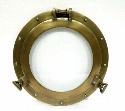 12 inch Porthole Maritime Antique Round Window Glass Nautical Boat Ship ...