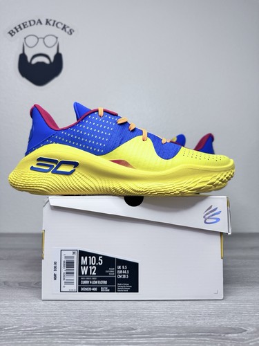 Under Armour Curry 4 Low Flotro UA Curry Jam Size 10.5 Balcony Shoes ...