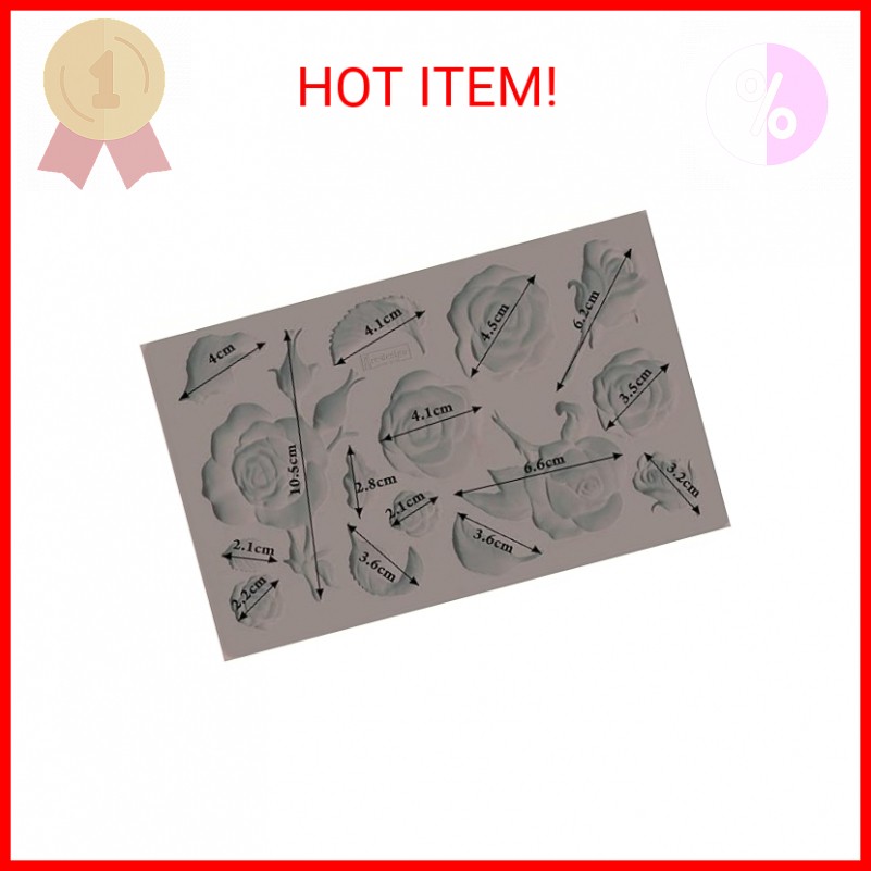 Redesign with Prima Redesign Furniture Decor Moulds® Fragrant Roses 5 ...