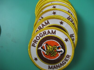 Vintage BSA patches VARSITY SCOUTS PROGRAM MANAGER MINT 3" | eBay