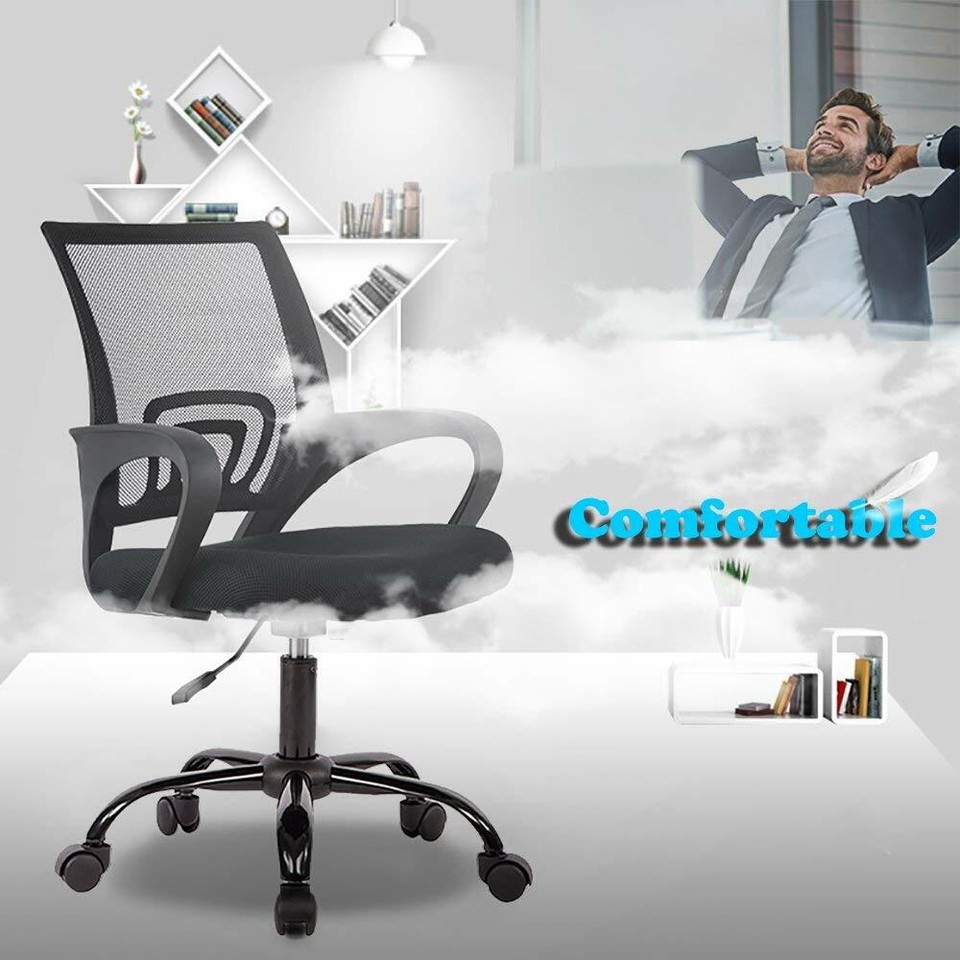 Office Computer Chair Ergonomic Cheap Desk Chair Adjustable Comfortable ...