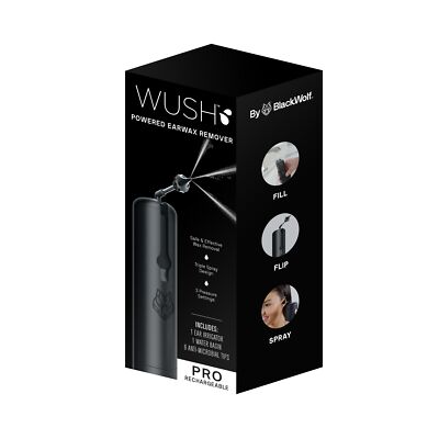 Wush Pro By Black Wolf - Deluxe Water Powered Ear Cleaner- Safe ...