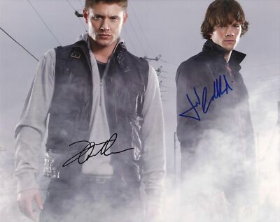 Jensen Ackles & Jared Padalecki Autograph Supernatural Autograph | eBay