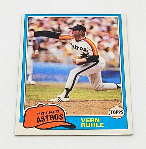1981 Topps Baseball Vern Ruhle Houston Astros #642 | eBay