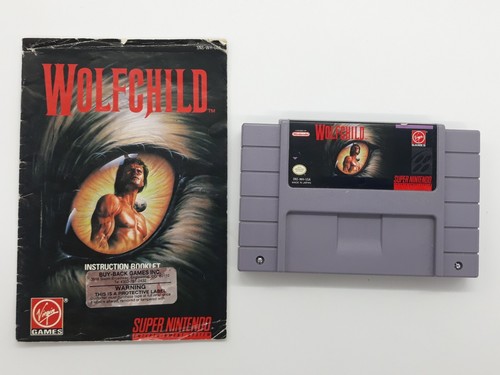 Super Nintendo SNES Wolfchild w/ Instruction Booklet Original & Authentic | eBay