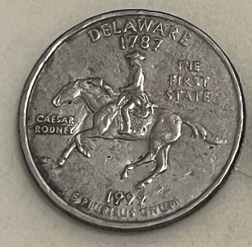 1999 P Delaware State quarter - Errors DDO - Very rare | eBay