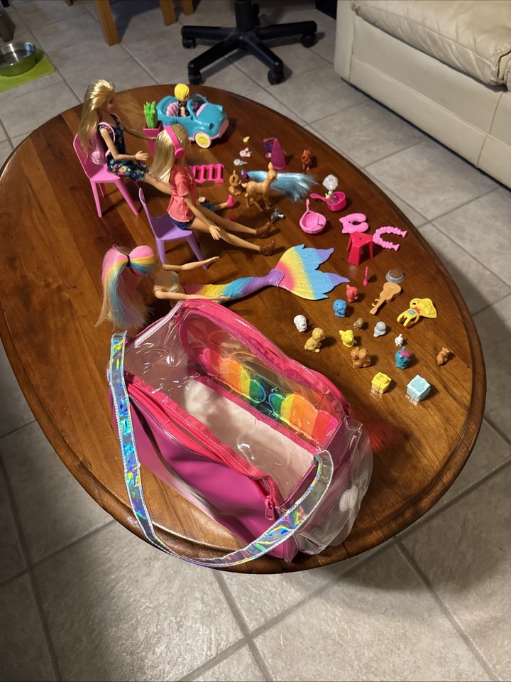 Used Lot Of Various Iconic Barbies Lots Of Accessories Excellent ...