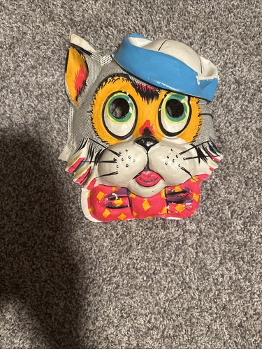 Vintage Cat Mask for Halloween Halloween Cat Mask | eBay