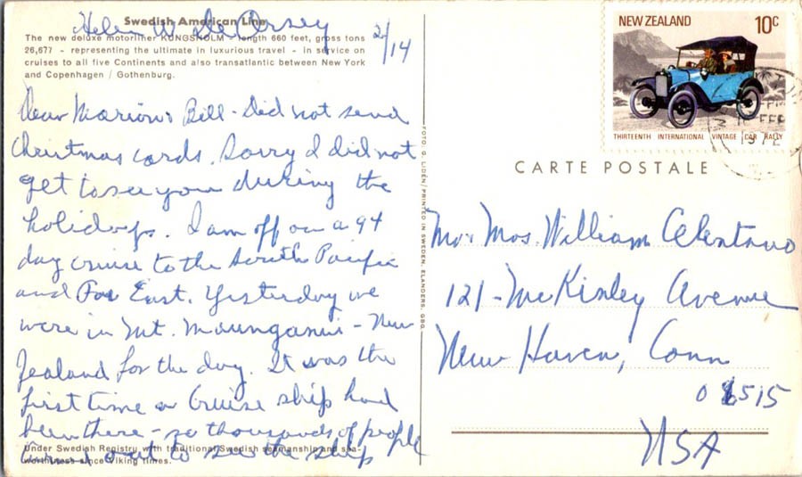 Cruise Ship Boat - Featured on Great Vintage Nautical Postcard j/17 ...