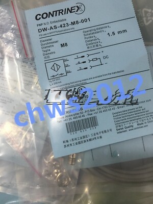 1 PCS NEW Contrinex proximity switch DW-AS-423-M8-001 DWAS423M8001 | eBay