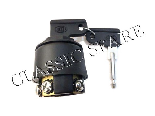 HELLA 2 WAY IGNITION MAIN LINE SWITCH 12 24V 6 W UNIT 2 KEYS UNIVERSAL ...