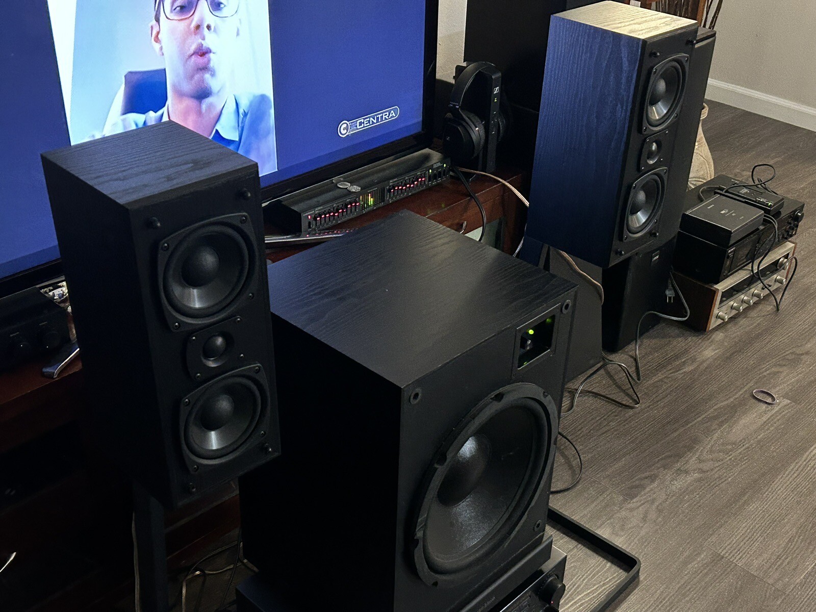 Atlantic Technology 172 PBM Powered Subwoofer | 171 LR Speakers | Wired ...