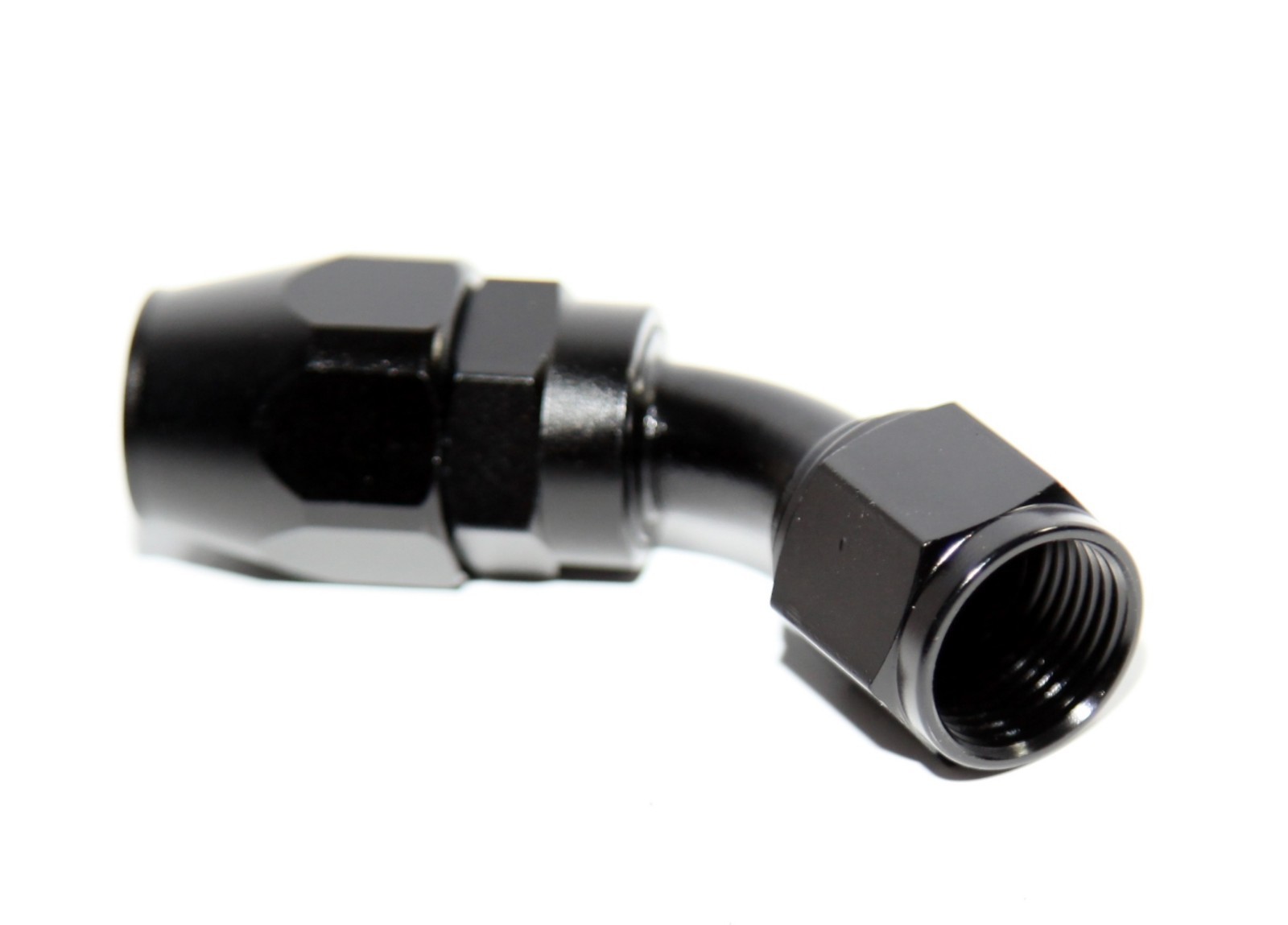 AN-8 AN8 45° Deg Swivel Fuel Oil Gas Line Hose End Fitting Adapter ...