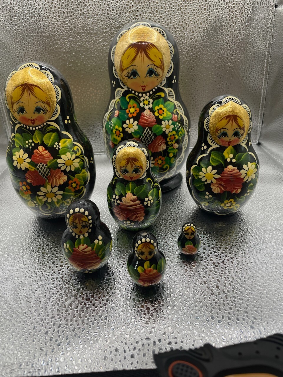 Vintage Russian Nesting Dolls, Hand Painted, Signed, Matryoshka, set of ...