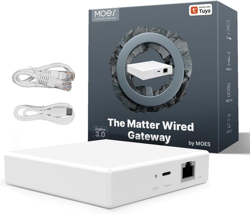 Matter ZigBee Gateway, Smart Home Hub Wired Bridge,Support SmartThings ...