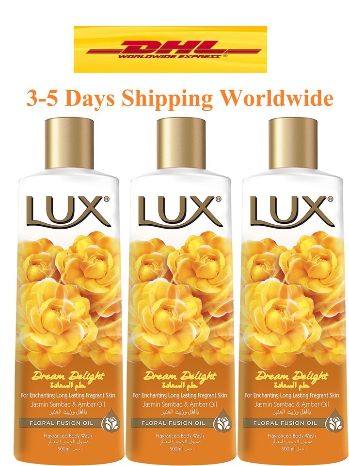 7 Packs Lux Shower Gel Different Fragrance Body Wash Bathing Liquid ...