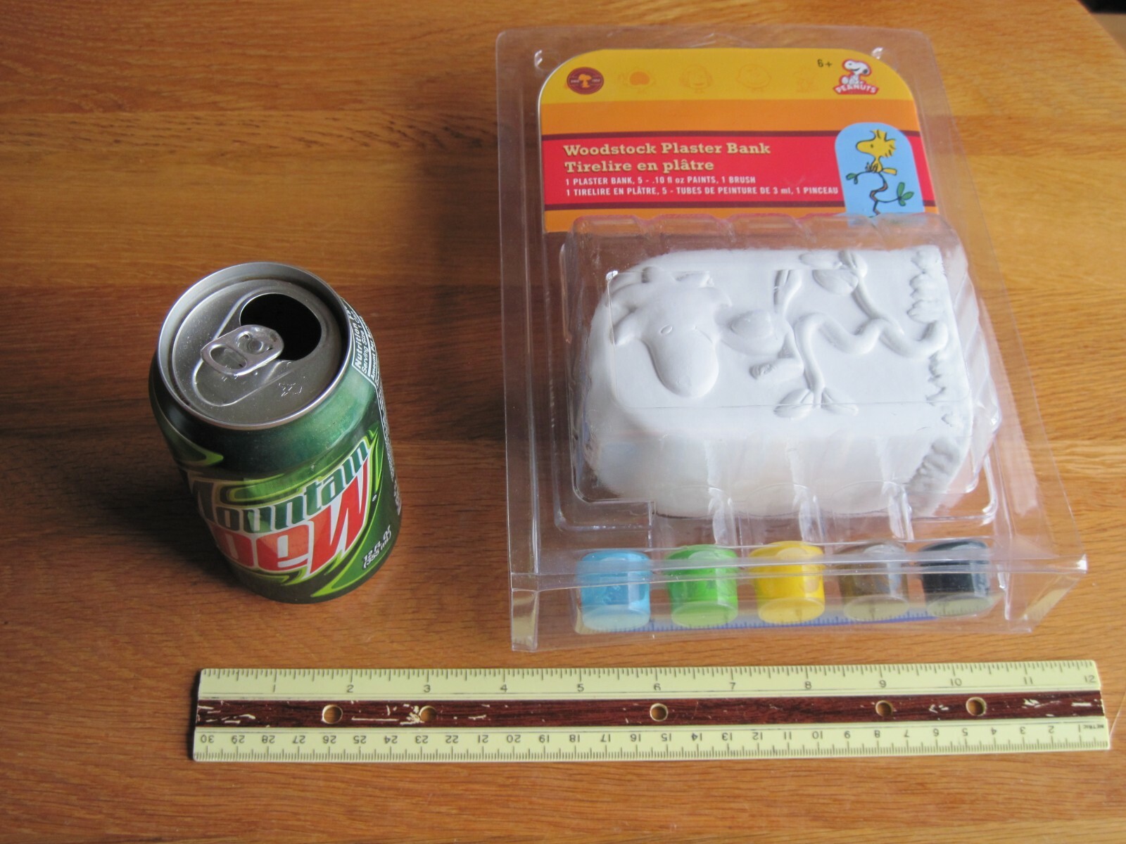 SNOOPY / PEANUTS PAINT ABLE PLASTER BANK WOODSTOCK VINTAGE 5" TALL | eBay