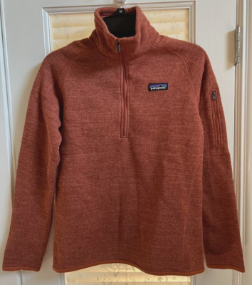 NEW Patagonia Women's Better Sweater Fleece Jacket 1/4 Zip Century Pink ...