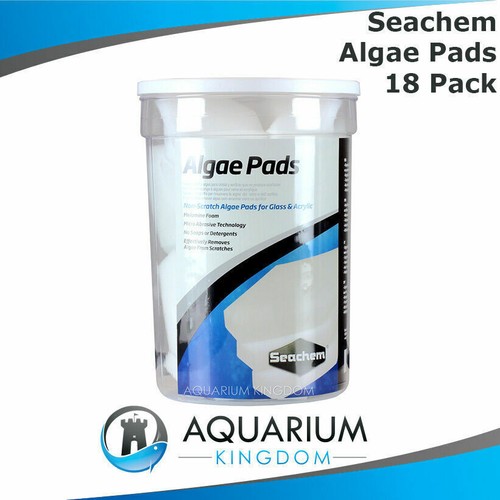 Seachem Algae Pads 18pk - Aquarium Cleaner for Glass Acrylic Fish Tank Foam Pad | eBay Australia