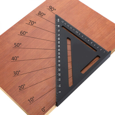 150/300mm Woodworking Aluminum Alloy Triangle Ruler Practical ...