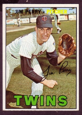 1967 TOPPS JIM PERRY CARD NO:246 NEAR MINT CONDITION | eBay