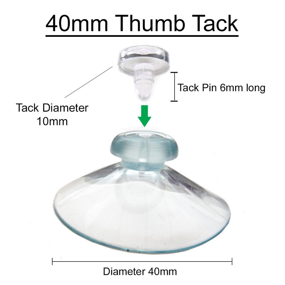 Suction Cups / Hooks Window Suckers Clear Plastic/Rubber/Silicone Any ...