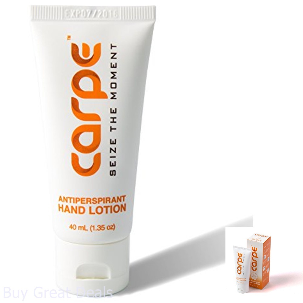 Carpe Antiperspirants Antiperspirant Hand Lotion, 1.35 Ounce ...