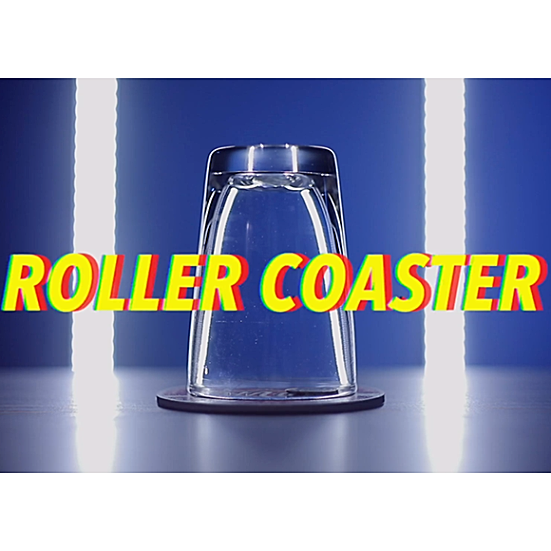 ROLLER COASTER COIN THROUGH GLASS BUDWEISER GIMMICK + EXTRA COASTER ...