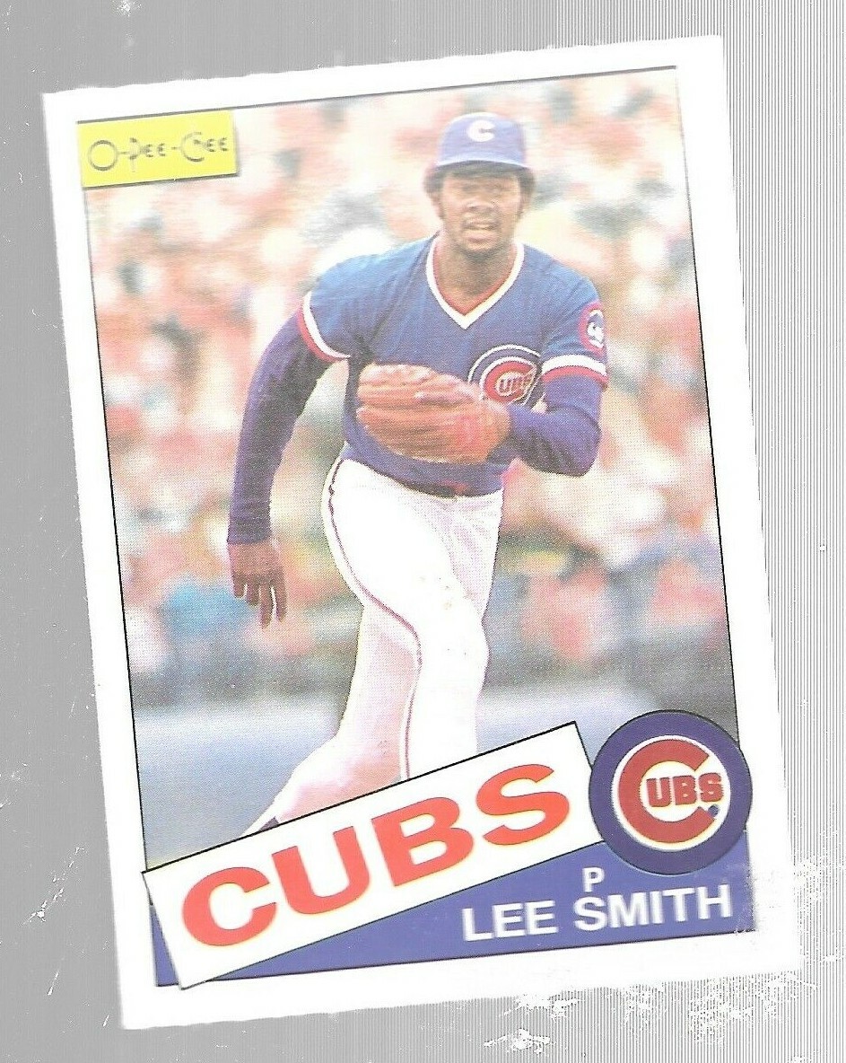 1985 O Pee Chee Lee Smith 43 Chicago Cubs Baseball Card | eBay