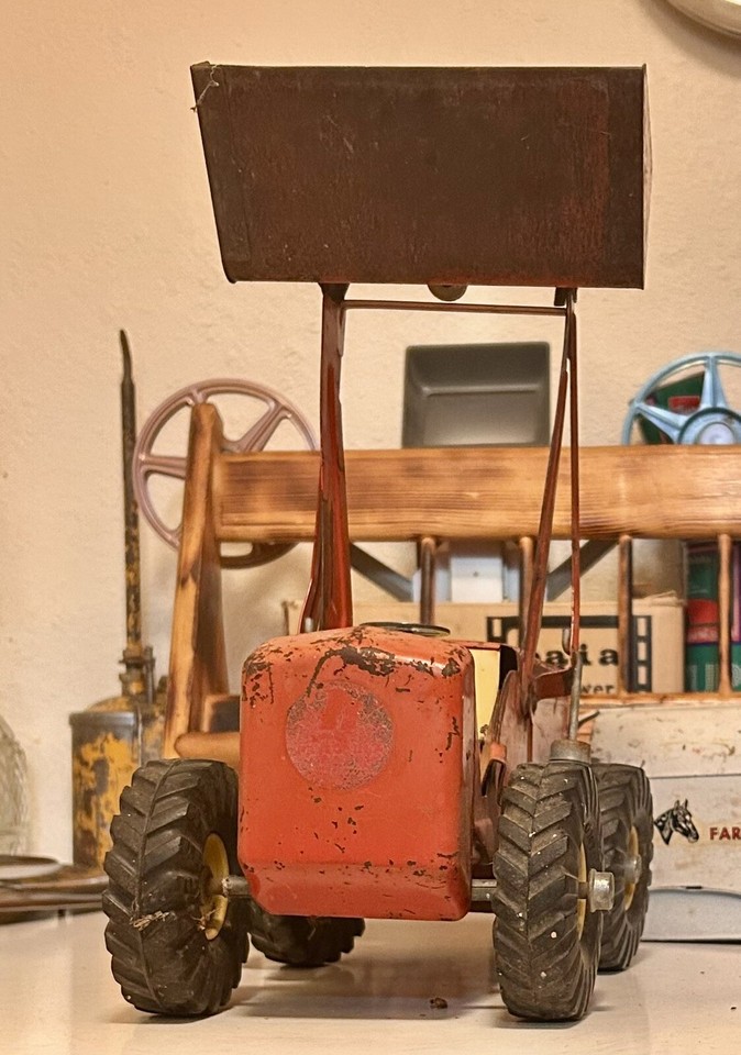 Vintage 50’s Pressed Steel Nylint Toys Red Hough Payloader Original | eBay