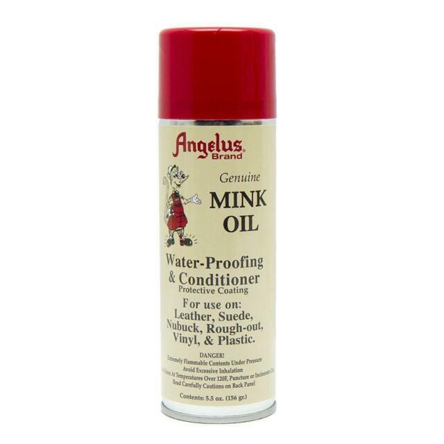 Angelus Mink Oil Spray Leather Conditioner Waterproof Repellent - 5.5 ...