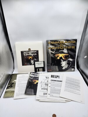 Vintage Westwood Studios 1995 Command And Conquer PC CD-ROM Big Box ...
